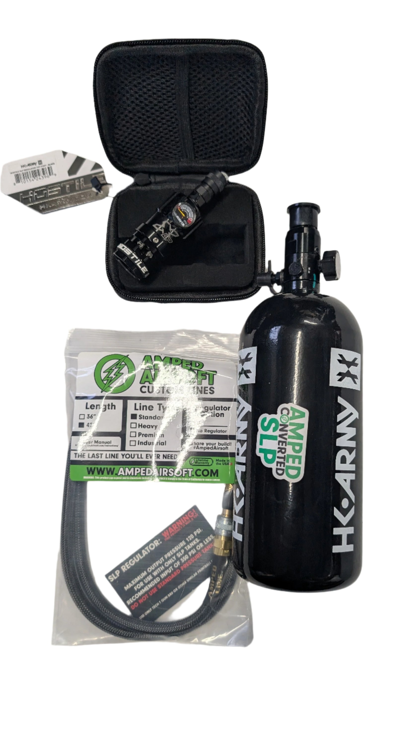 Amped HPA Starter Air Rig Kit | Tank and Air Rig – JollyAirsoft